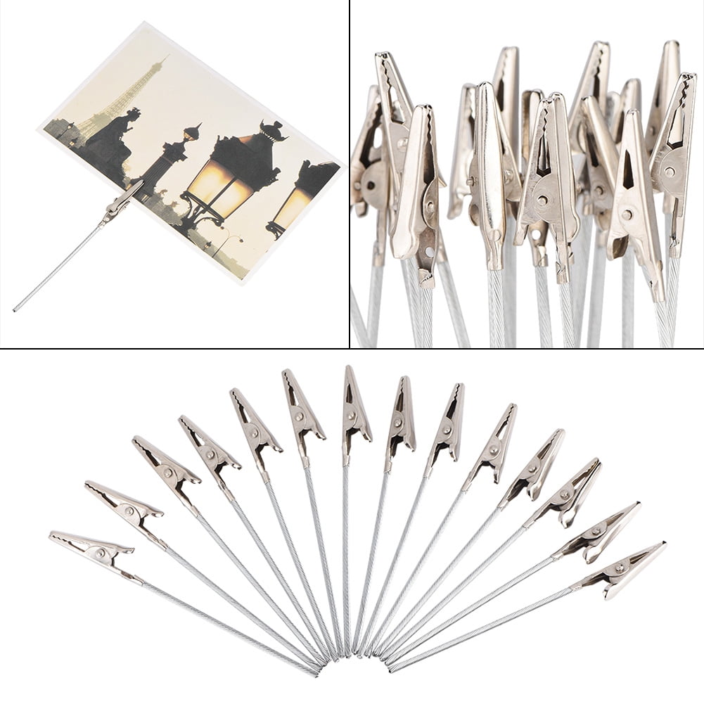 Click here for Pocreation 50pcs Diy Craft Wire Clip  Memo Note Cl... prices