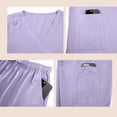 ASDFVBKG Nursing Uniforms Set for Women V-Neck Short Sleeve Jogger ...