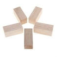 3/5Pcs Balsa Wood Dowel Rods Blocks - Hardwood Dowels - Craft Dowels ...