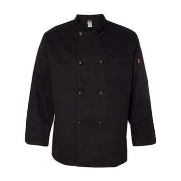 Chef Designs® Eight Pearl Button Chef Coat with Thermometer Pocket ...
