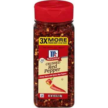 Great Value Crushed Red Pepper, 1.75 oz - Walmart.com