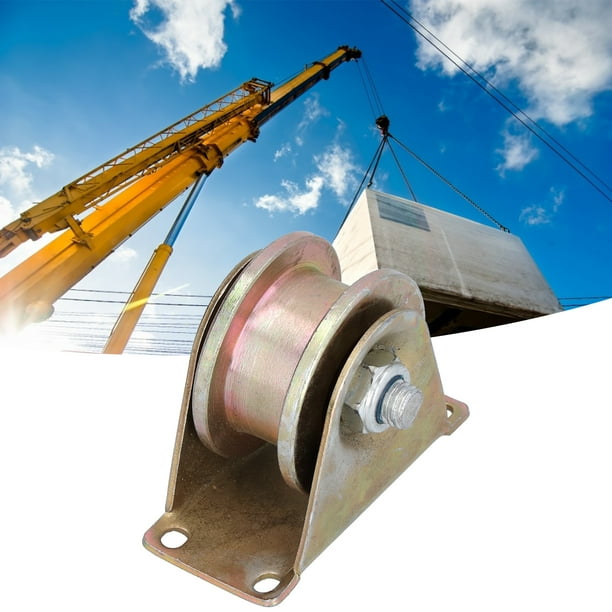 Rolling Gate Groove Wheel, Steel Groove Wheel For Wire Rope Guide Wheel ...