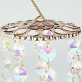 EUWBSSR Colorful Crystal Wind Chimes, Handmade Garden Hanging, Indoor ...