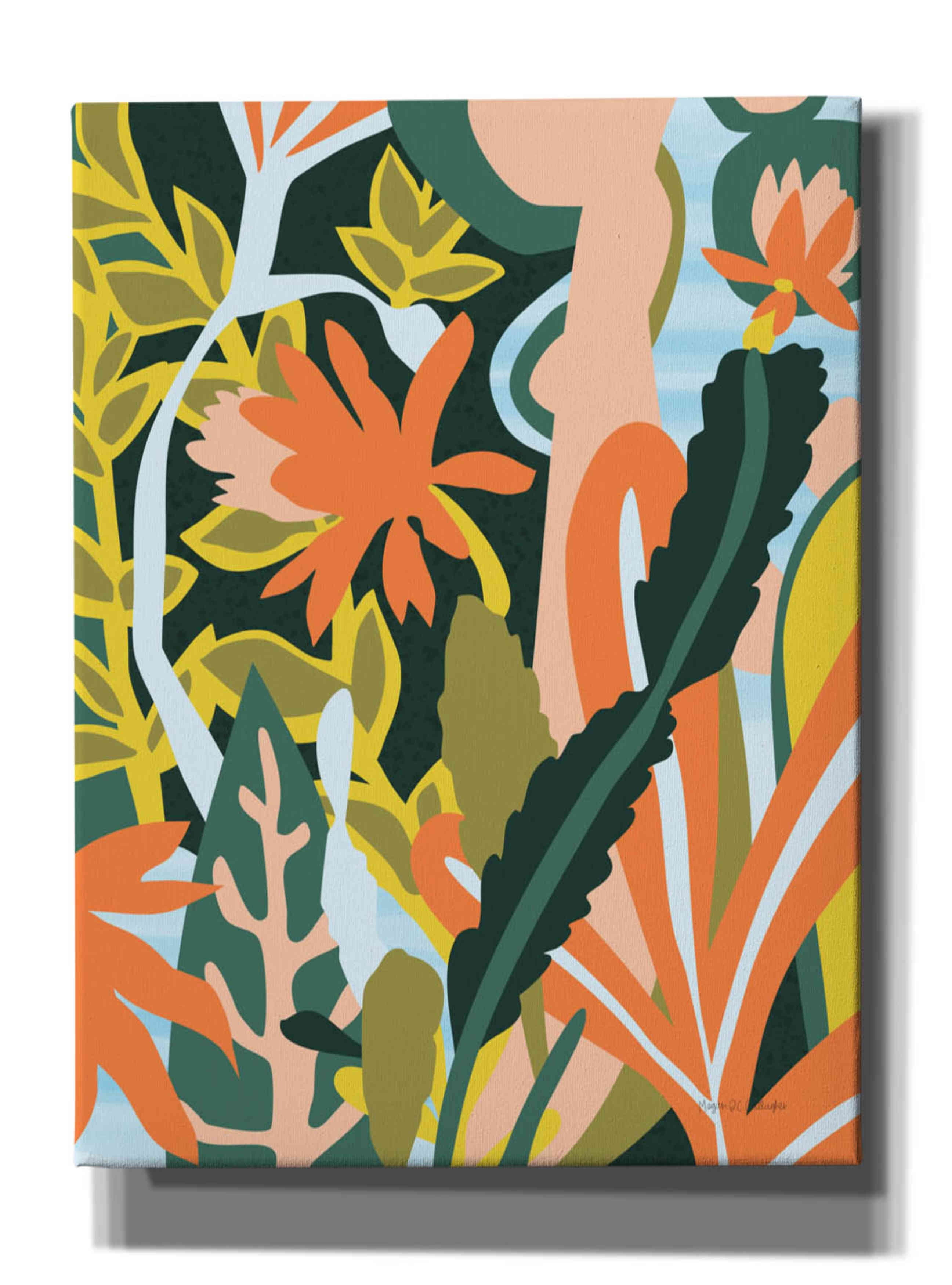 Epic Graffiti 'Cactus Flower' by Megan Gallagher, Canvas Wall Art, 40 ...