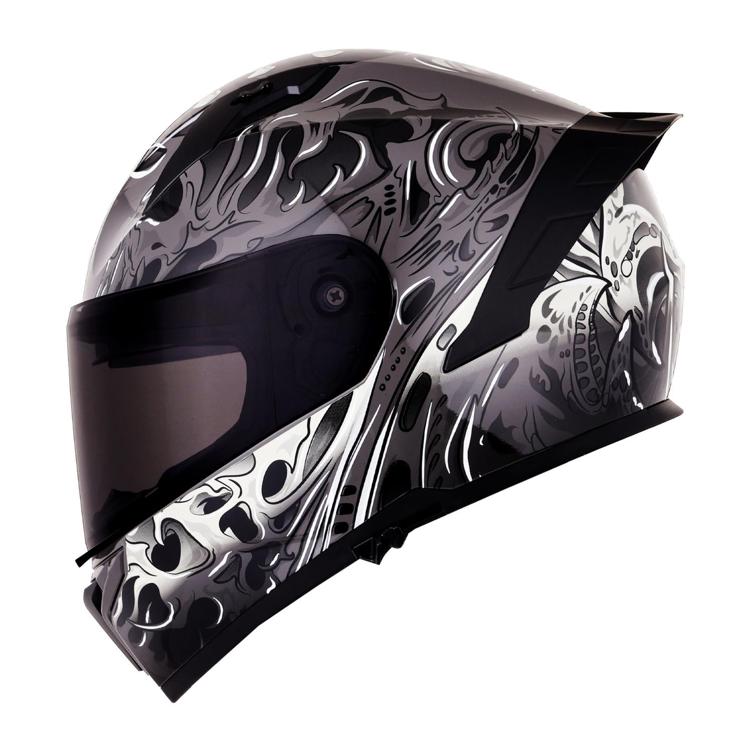 Casco Roda Drift Negro Carnage Cerrado Mica Humo Svs negro S | Walmart ...