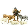 Marolin Nativity Figure Set, 12 pcs, 4.75 inch, Family Scene, Hand ...