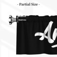 Amen God Christ Window Curtain Valance, Decorative Rod Pocket Kitchen ...