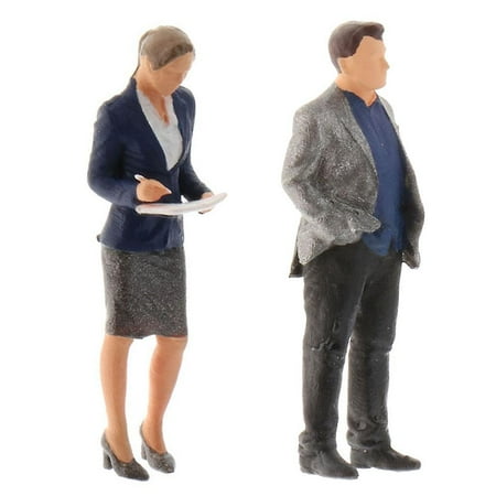 1/64 Figures Diorama Office Scene Model Secretary And Boss Figure ...