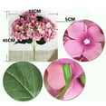 BESTYASH Simulation Blue Artificial Hydrangea Flowers for Wedding ...