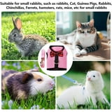 Pet Mesh Soft Harness with Leash Small Animal Vest Lead for Hamster ...