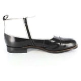 Men Stacy Adams Boot Madison Black White Biscuit Toe Zipper 00026-111 ...