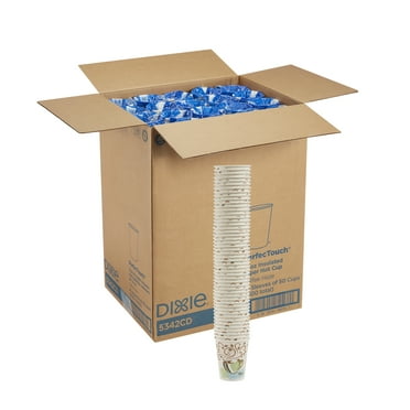 Dixie Perfectouch Disposable Hot Cups, 12 Oz Cups / 50 Count - Walmart.com