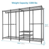 VIPEK V40 Plus Extra Large Clothes Rack Heavy Duty Clothing Rack ...