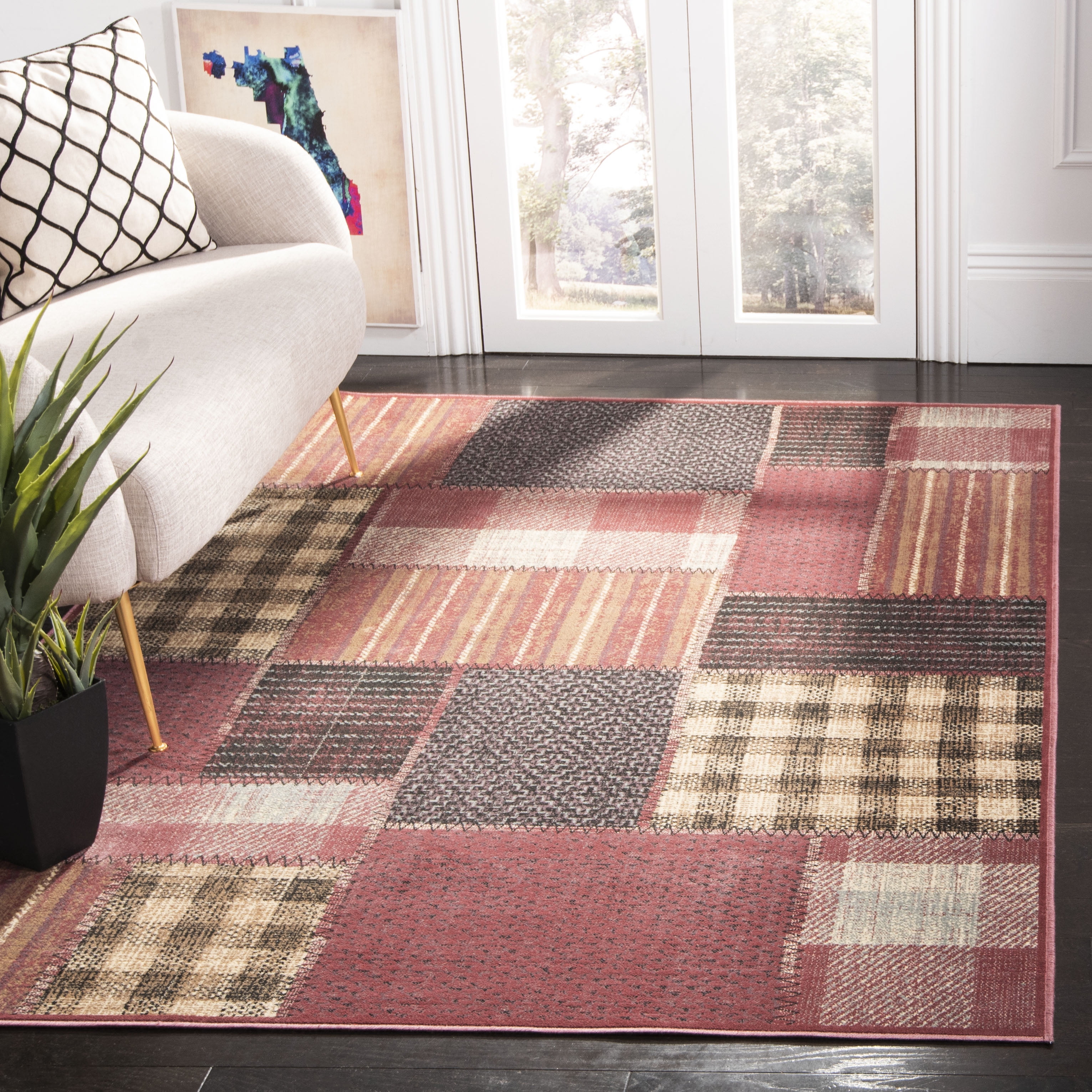 Safavieh Vintage Caolan Geometric Plaid Area Rug or Runner - Walmart.com