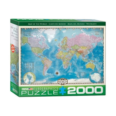 Ravensburger - World Map Puzzle 2000pc - Walmart.ca
