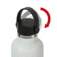Ozark Trail 24 oz Stainless Steel Water Bottle, White Speckled Design ...