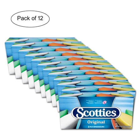 SCOTTIES PACK of 12/ 100 Tissues Per Box (Assorted Designs) | Walmart ...