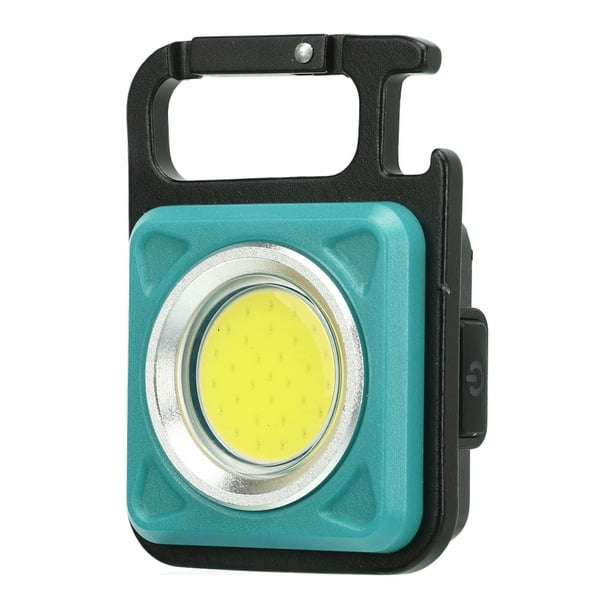 Mini llavero lámpara LED 30 COB Bling Bling linterna recargable 500LM azul | Bodega Aurrera en línea