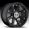 14x7 Vision 393 Lockout Matte Black UTV Wheel 4x156 (2.5mm) - Walmart.com