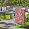 Chinese Style Garden Flag 28x40 Inch Red Garden Plant River Retro Style ...