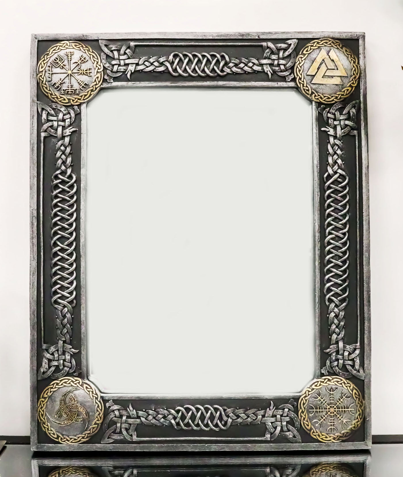 Viking Rune Vegvisir Compass Valknut Triskelion Symbol Vanity Wall ...