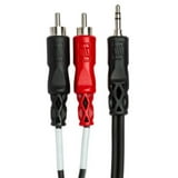 Stereo Breakout 3.5mm TRS to Dual RCA Cable 10ft - Walmart.com