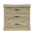 Teamson Home Donovan 36" Single Bathroom Vanity with Square Sink and ...