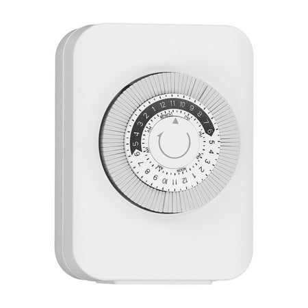 Timer Socket Mechanical 24h 15min Increment Accurate Countdown Timer with Outlet for Phone ...