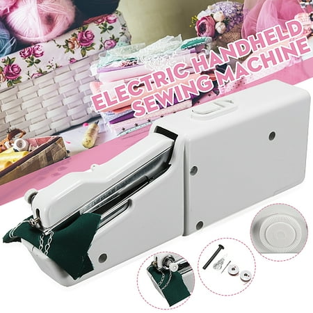 Mini Electric Handheld Sewing Machine DIY Hand Making Sewing Machine ...