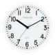 Mainstays Basic Indoor 8.78" White Analog Round Modern Wall Clock ...
