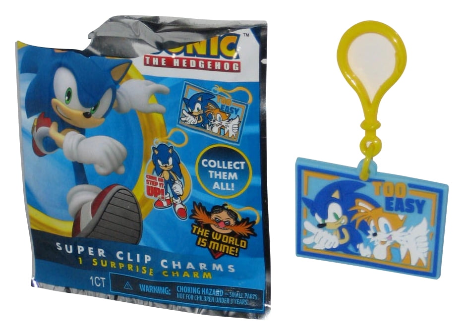Sonic The Hedgehog & Tails Too Easy Rubber Charm Keychain - (Forever ...