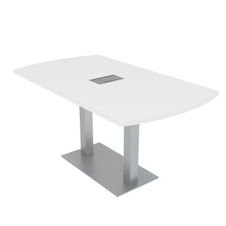 Small Conference Room Table for 4 People,Square Meeting Table for Home ...