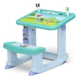 Bluey Draw and Play Desk by Delta Children – Includes 10 Markers and ...