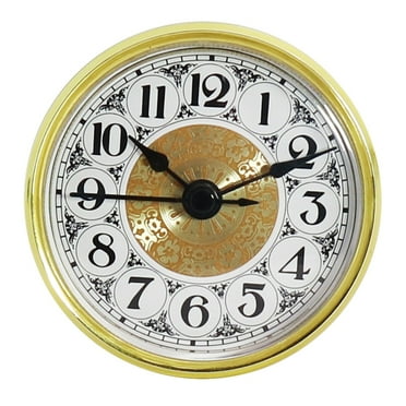 Walnut Hollow Clock Movement with Hands & Numerals for 3/8-inch Thick ...