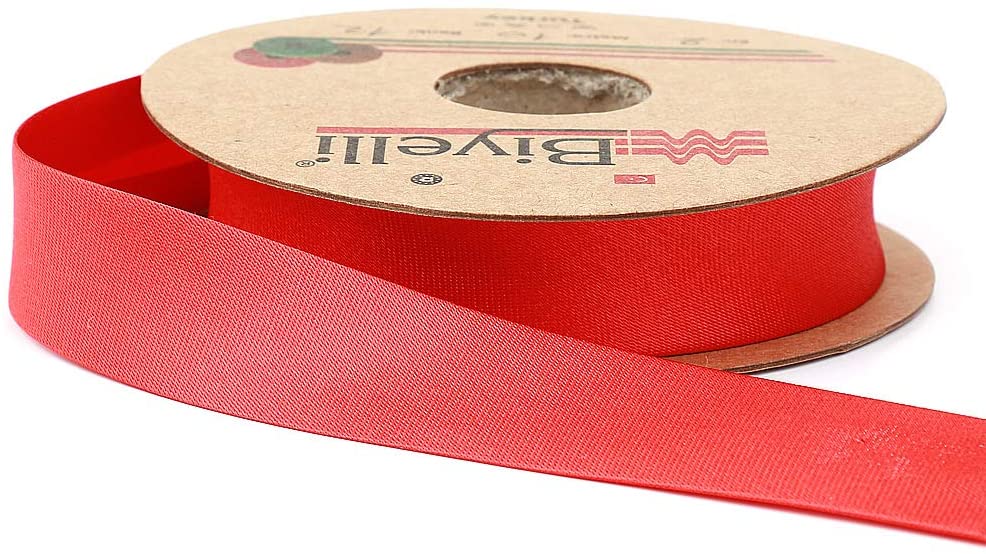 Bias Tape Red double folded bias binding face mask supplies 20mm Sewing ...