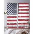 4 of July Sheer Curtains for Living Room Bedroom American Flag Red ...