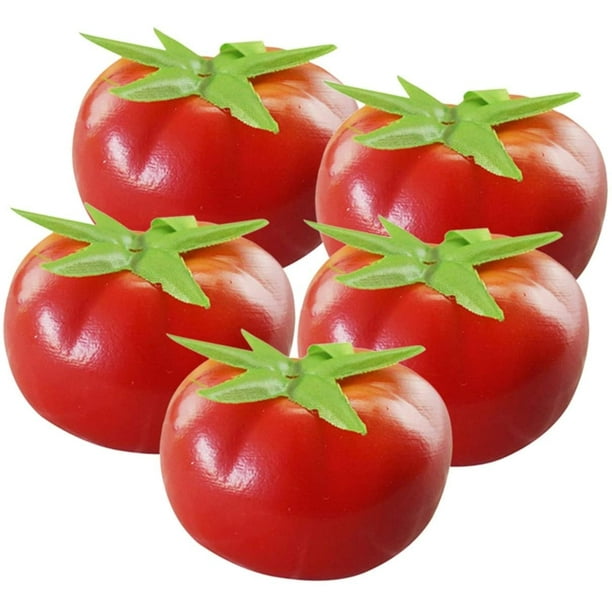 Artificial Vegetables 5pcs/Set Lifelike Simulation Artificial Tomato ...