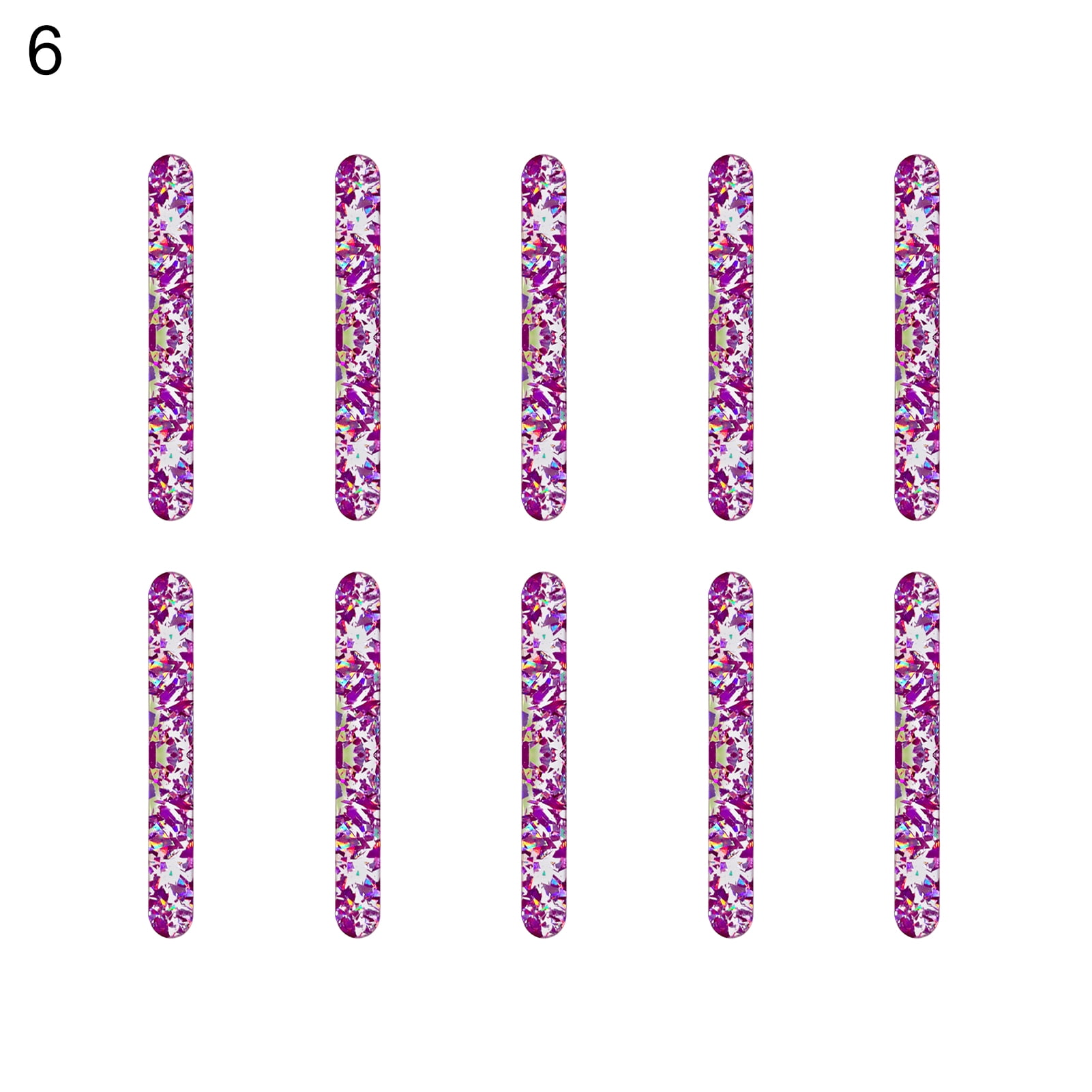 Yoone 10Pcs Acrylic Stick Molds Lightweight Healthy Portable DIY Ice ...