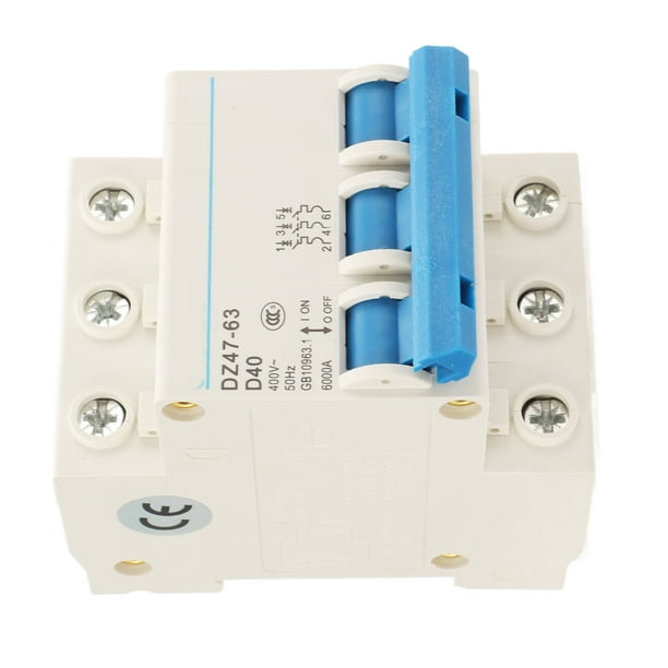 Circuit Breaker Switch, DIN Rail Mount Flame Retardant 6000A Breaking Capacity Home MCB For ...