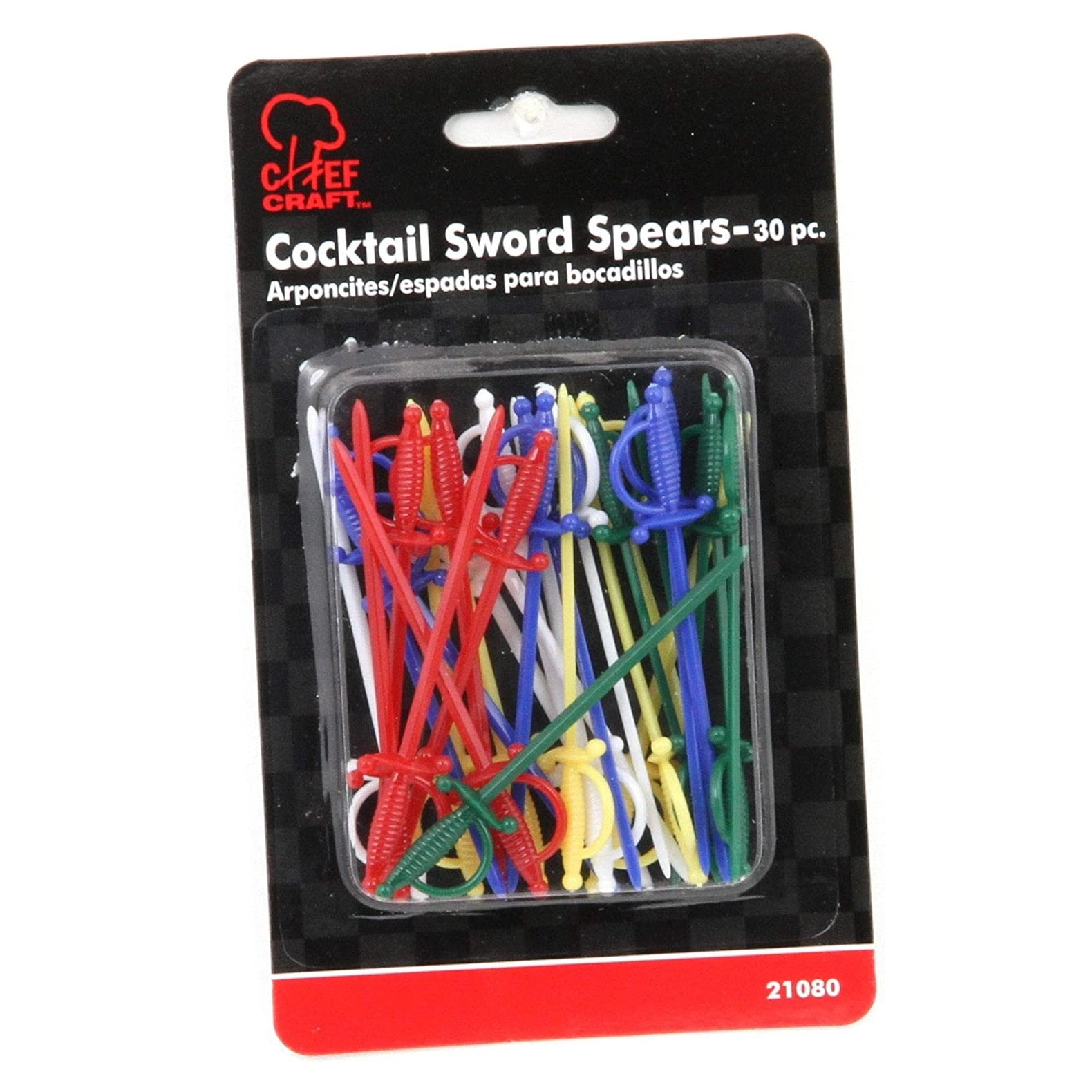 Chef Craft 30pc Set 3-inch Fun Sword Shaped Spears - Great for ...