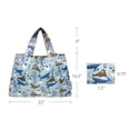 Wrapables Large Foldable Tote Nylon Reusable Grocery Bags, Artic ...