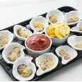 Outset Ceramic Oyster Shells, Set of 12 Shells For Grilling, Baking and ...