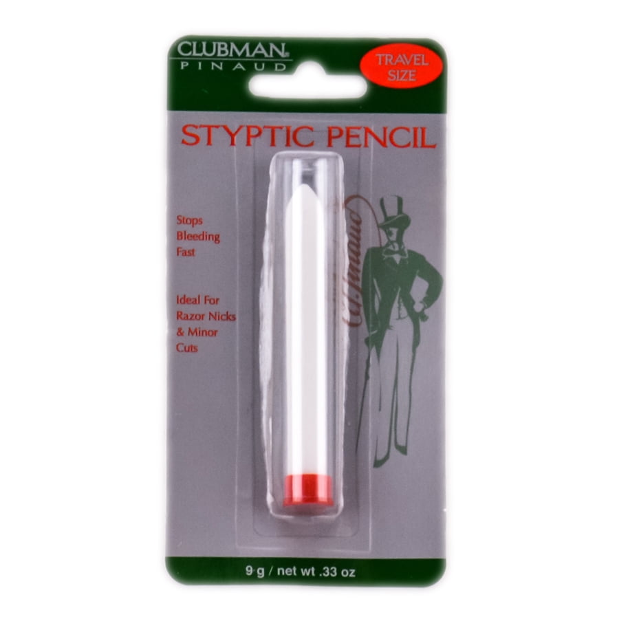 0.33 oz / Travel Size , Clubman Styptic Pencil , Hair Scalp Skin Body ...
