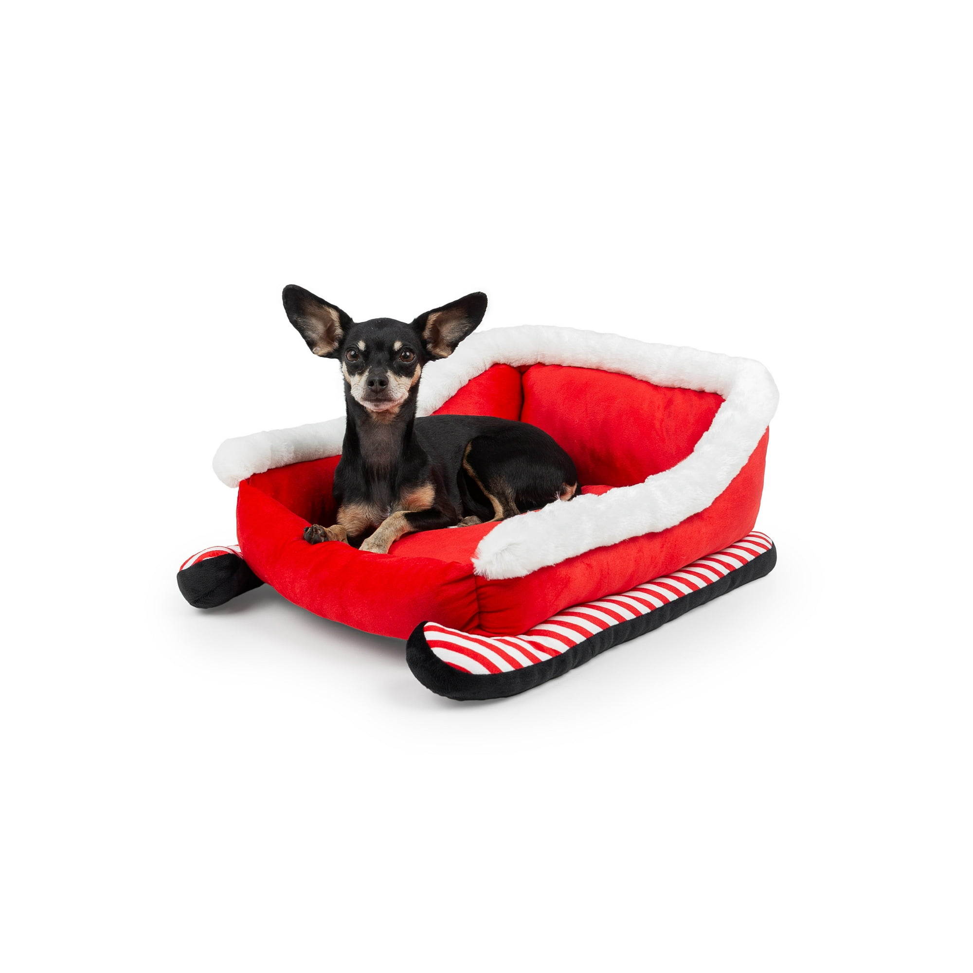 Click here for One Paw  Holiday Themed Bed For Small Dogs And Cat... prices