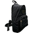 Marc Jacobs M Black/Gold Hardware Women's Quilted Nylon Mini Backpack ...