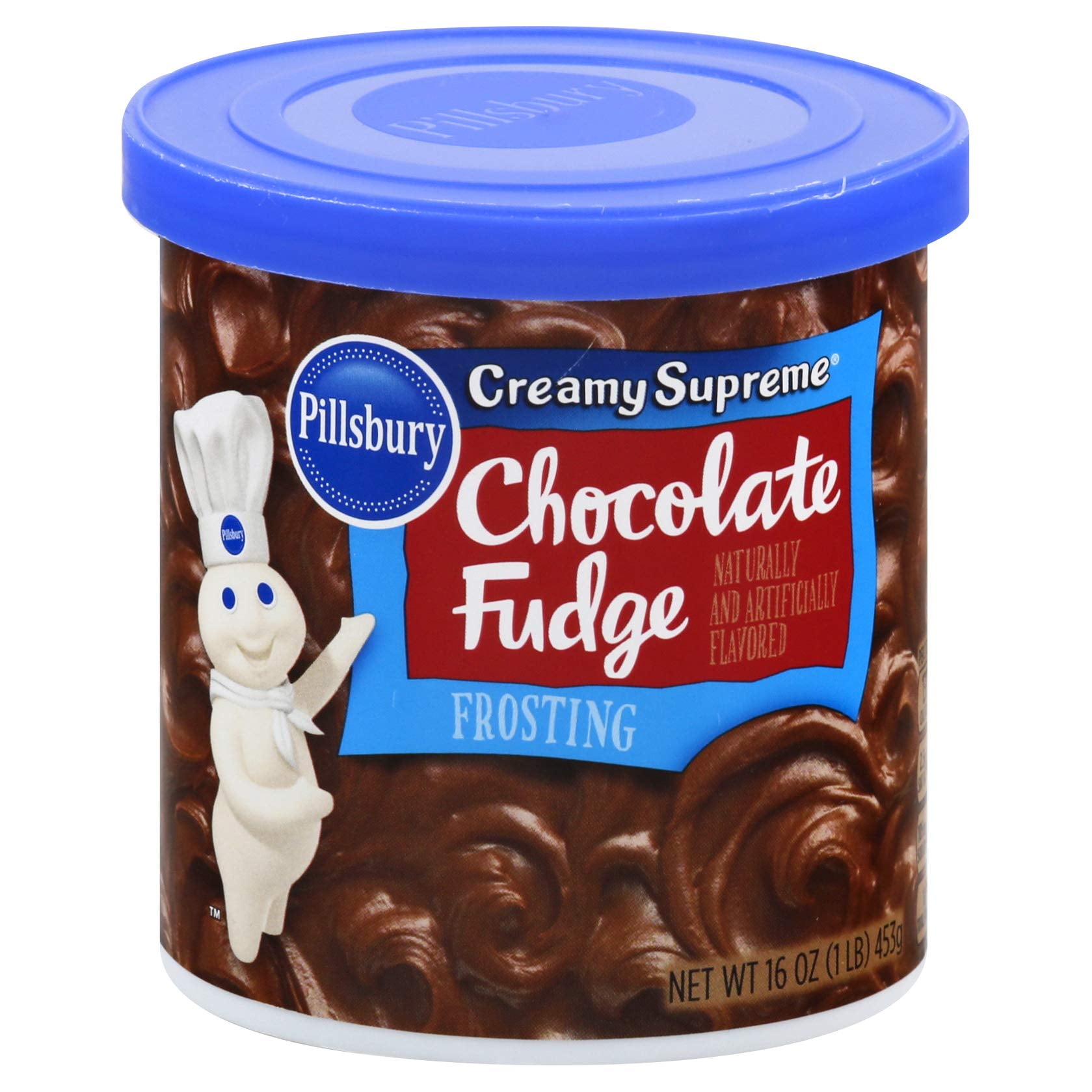 Pillsbury Creamy Supreme Chocolate Fudge Flavored Frosting, 16-Ounce ...