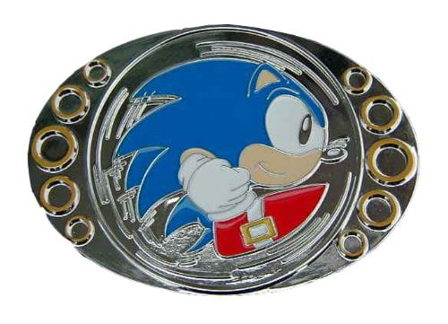 Sonic the hedgehog spinner Novelty Belt Buckle - Walmart.com