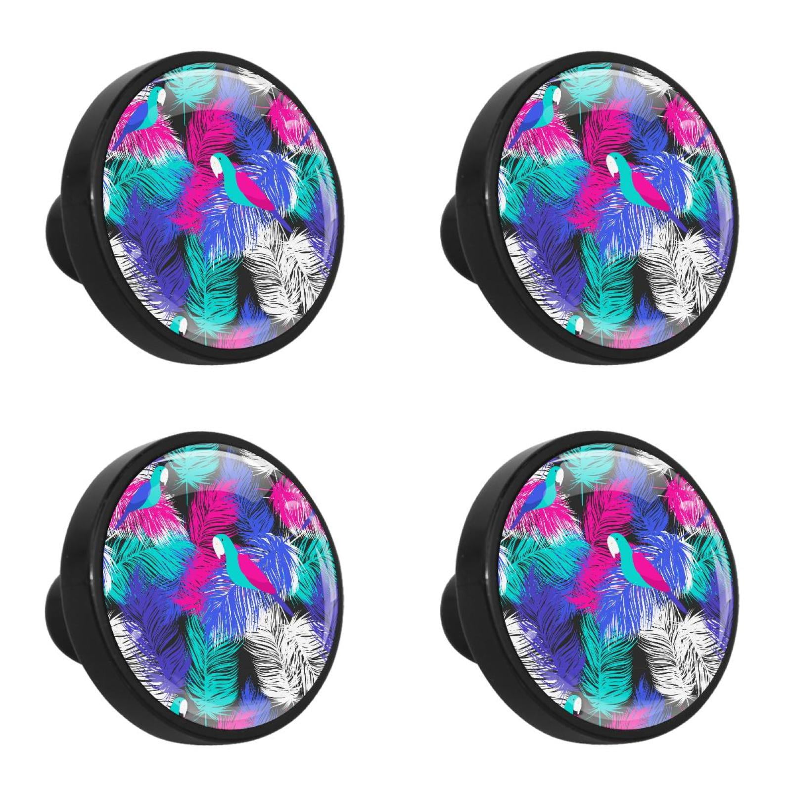4 Pcs Parrot Knobs for Kitchen Cabinet Cupboard Dresser Bookcase Drawer ...