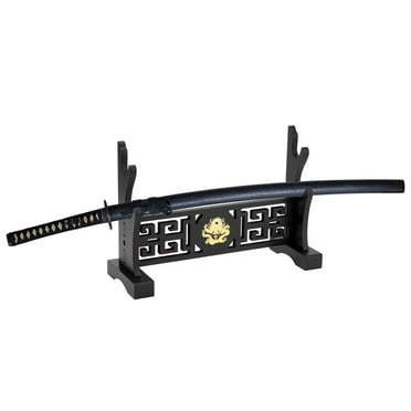 Ekkhysis Loong Sword Wall Mount 1-Tier Velvet Padded Hook Katana Holder ...