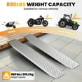 63in Versatile Loading Ramp, Long Loading Ramp, Aluminum Alloy Shed ...